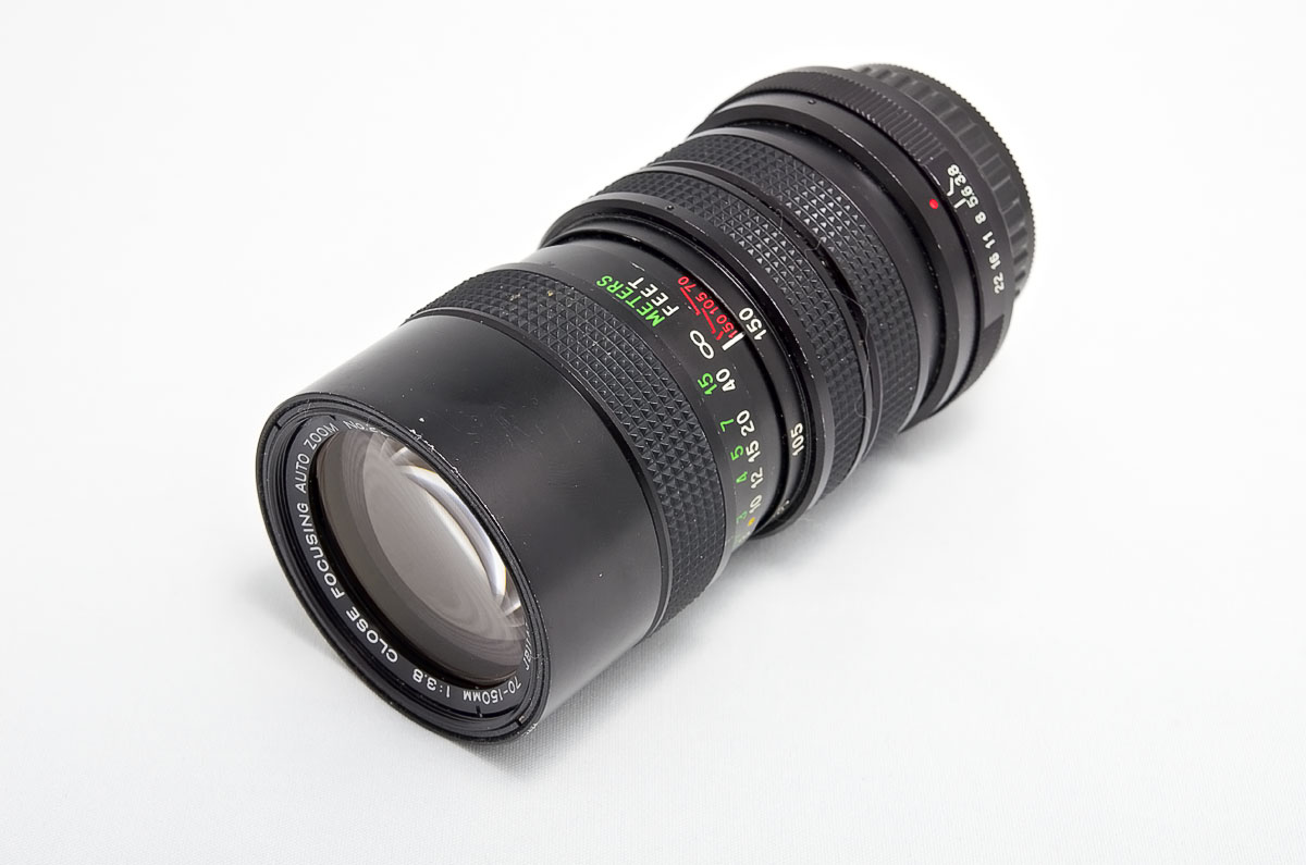 Image 28/2.8, Kiron 28-210 PK/A, Tokina 75-150/3.8, Tokina 70-210 F4-5. ...